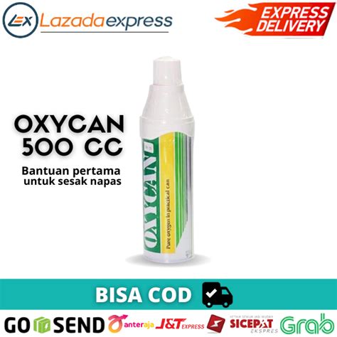 Oksigen Kaleng Oxygen Tabung Kecil Oksigen Pernafasan Oxycan 500 Cc