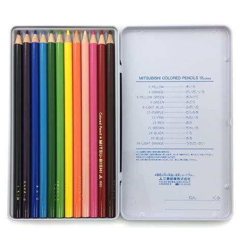 Buy Mitsubishi Pencil Super Mario Colored Pencils 12 Colors From