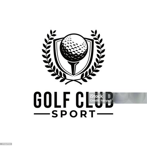 골프 배지 벡터 일러스트 레이 션 스포츠 그래픽 서식 파일 엠블럼 스타일 골프에 대한 스톡 벡터 아트 및 기타 이미지 골프
