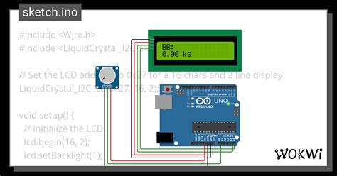 Timbangan Bayi Wokwi ESP32 STM32 Arduino Simulator