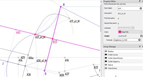 Updating The Point Of Intersection Tool Developer Seamly Patterns Forum