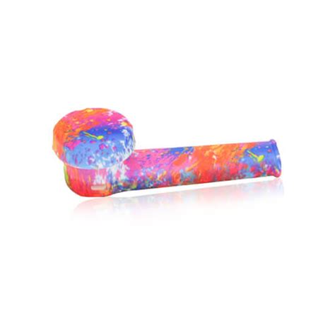 Buy Tie Dye Silicone Smoking Pipe Online Best Price Global Glass Pipes