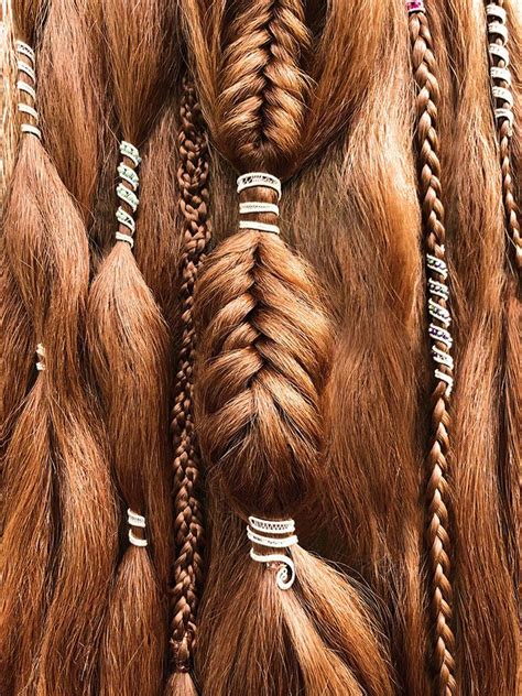 Viking Hair Jewelry Viking Hair Beads Viking Jewelry Braid Beads