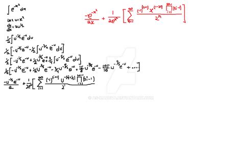 Integral Of E X 2 By As Madeva On Deviantart