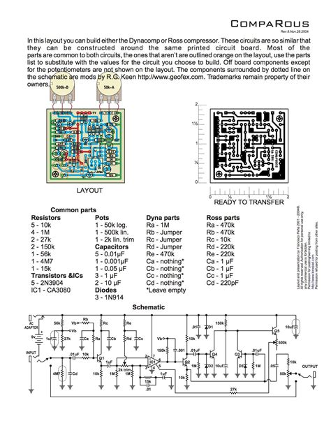 Guitar Pedal Compressor Schematic At Isaac Oppen Blog