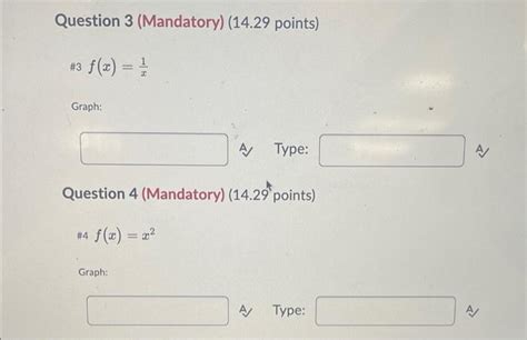 Solved Match The Given Function To Its Graph And Its Chegg Com