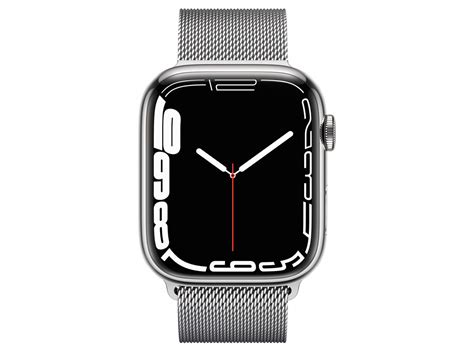Apple Watch S7 Gps Cellular 45mm Silver Stainless Steel Case With