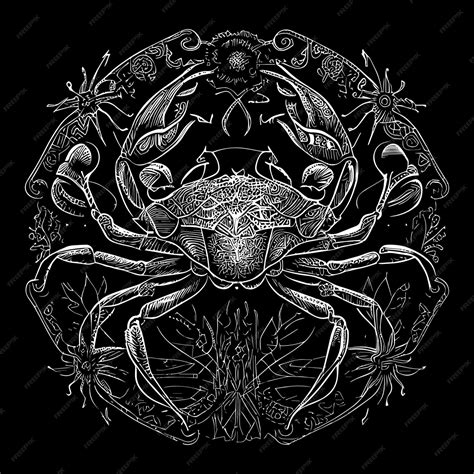 Premium Vector Crab Illustrations Depict Crustacean Hard Exoskeleton