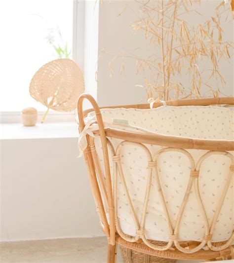 Rattan Bassinet Olive
