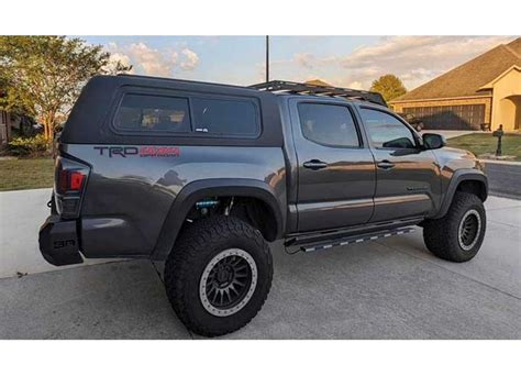 2016 2024 Toyota Tacoma 6 Ft 1 In Are Cx Classic Truck Cap Black