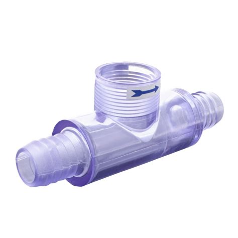 Straight Tee With 2 Ribbed Ports 34 M For Flow Switch Q12ds C2