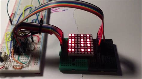 Arduino 8x8 Led Matrix Max7219 Erroneous Display Ledcontrol Library Youtube