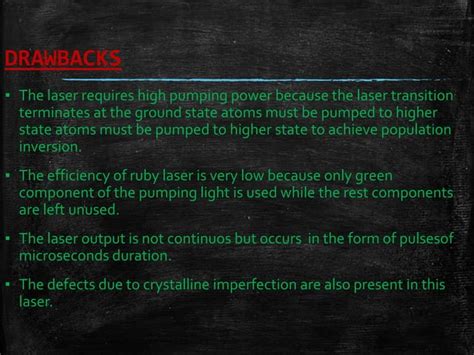 Ruby Laser Simple Short And Easy PPTX
