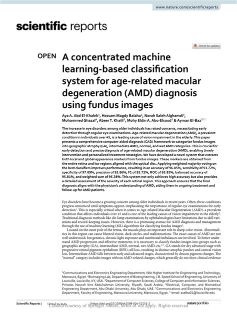 Pdf A Concentrated Machine Learning Based Classification System For
