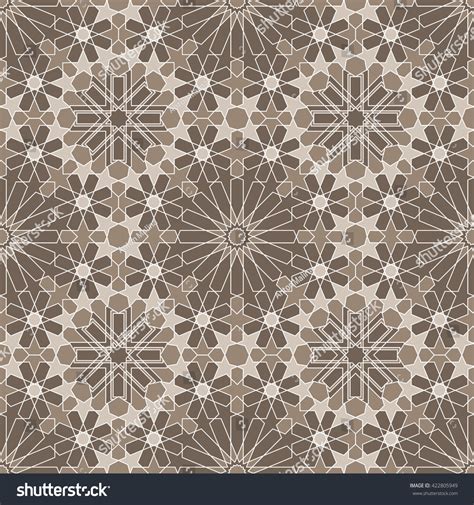 Zellige Tile Moroccan Seamless Pattern Razil Stock Vector Royalty Free