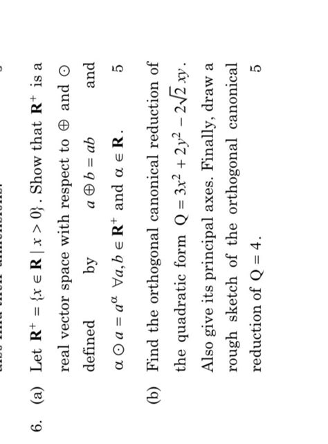 Solved A Let R XinR X 0 Show That R Is A Real Vector Chegg Com