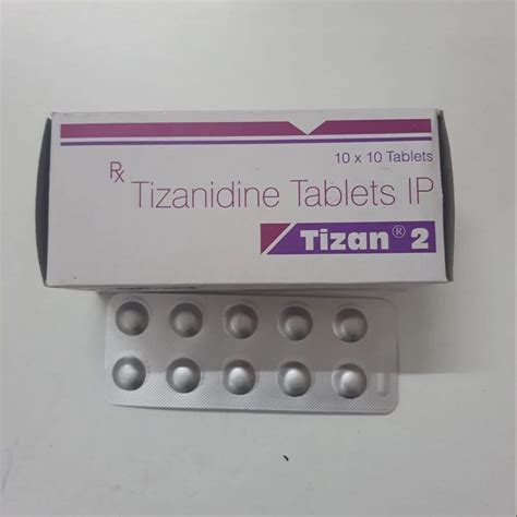 Tizanidine Hydrochloride Tablet At ₹ 250 Stripe तिज़ानिडाइन टेबलेट In