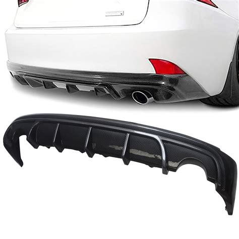 For Lexus Is250 Is350 Is200t 2014 2016 Abs Rear Diffuser Theyoungercar
