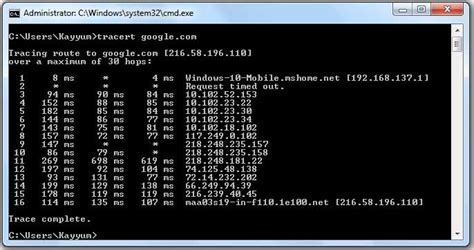 Tracert Command