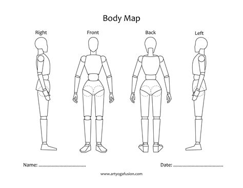 Gender Neutral Body Map Etsy