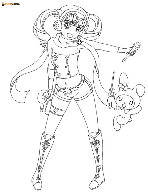 My Melody Coloring Pages Printable Coloring Pages