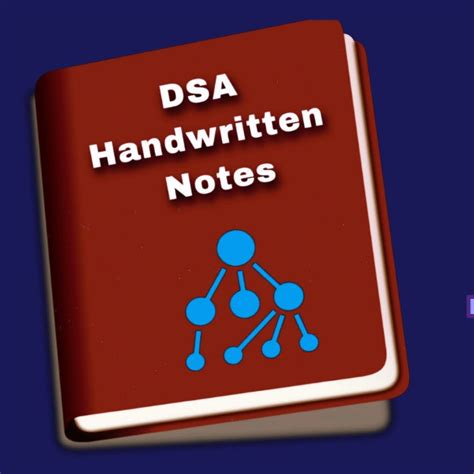 📘 Master Data Structures And Algorithms With Our Handwritten Notes ️ Tech Triber