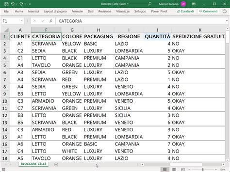 Bloccare Celle Excel Excel Per Professionisti