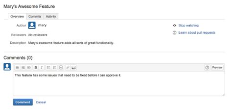 풀 리퀘스트 Atlassian Git Tutorial