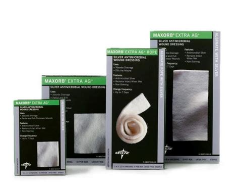 Maxorb Extra Ag Cmc Alginate Dressings