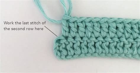 How To Crochet The Second Row — Bygoldenberry