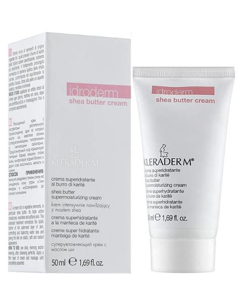 Kleraderm Питательный крем для лица с маслом Ши Idroderm Shea Butter Cream 50 мл купить от Azum