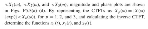 solved 5 3 three functions xi t x2 t and x3 t have an