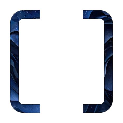 Premium Photo Photo Icons Brackets Square Blue Gradient Background