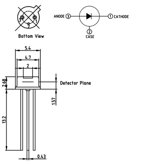 Ingaas高速光电二极管 铟镓砷光电二极管