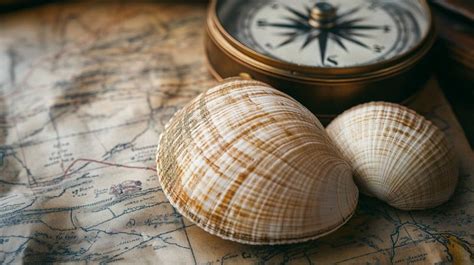 Free Compass And Shells Image Download At Stockcake