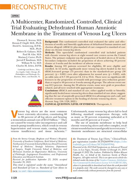Pdf “a Multicenter Randomized Controlled Clinical Trial Evaluating Two Application Regimens Of