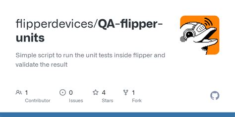 GitHub Flipperdevices QA Flipper Units Simple Script To Run The Unit