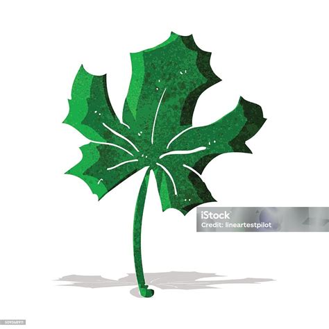 Kartun Daun Maple Merah Ilustrasi Stok Unduh Gambar Sekarang Aneh