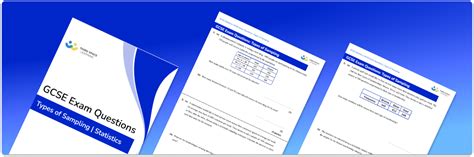 Types Of Sampling Methods Exam Questions Gcse Maths Free