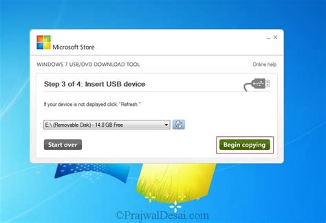 Windows 7 USB DVD Download Tool