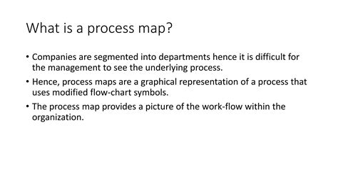 Problem Solving Tools Process Mapping Ppt