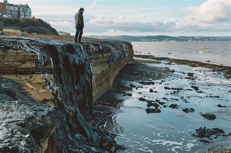 Investigating Coastal Erosion Ar Generative Ai Premium Ai Generated Image