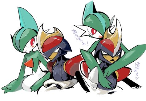 Gallade And Bisharp Pokemon Drawn By Mochakomotyako1005 Danbooru