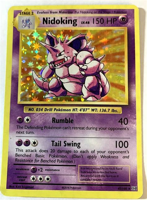 Nidoking Card