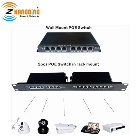 Zq Passive Poe Switch 7 Port Poe 100mbps Switch 1u Grandado