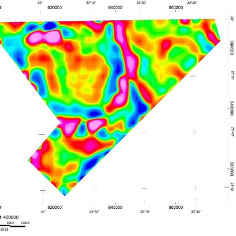 2 D Magnetic Modelling Along Profile A A In The Nnw Sse Direction