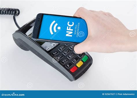 Mobile Payment With NFC Technology Stock Image Image Of Business Commercial 52567527