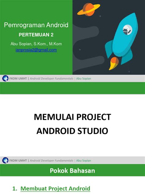 Pertemuan 2 Memulai Project Android Studio Pdf