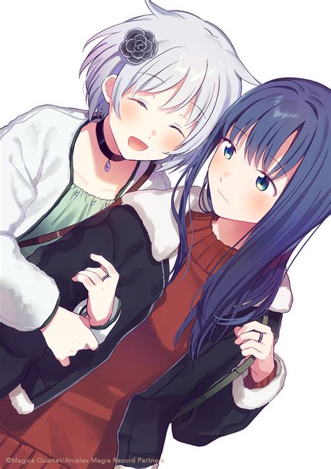 Nanami Yachiyo And Azusa Mifuyu Mahou Shoujo Madoka Magica And 1 More Drawn By Fuji Fujino