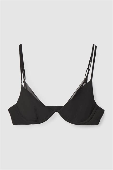 Crepe Mesh Underwired Bra Artofit